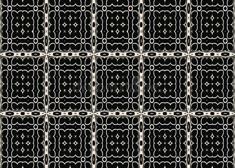 Fence Pattern Black and White Vector Design Stock Vector - Illustration ...