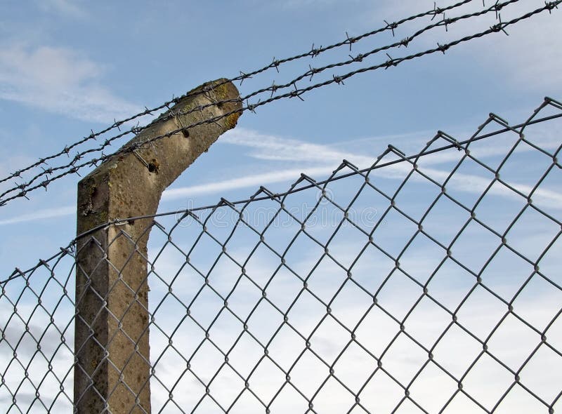 Fence Post and Wire stock photo. Image of tension, post - 11703338