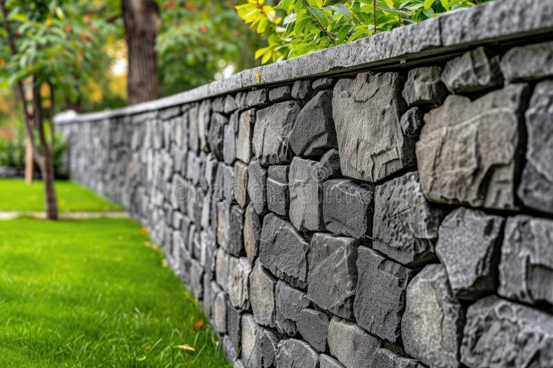 Fence Stone Panels. Artificial Concrete Panels Imitating Natural Stone ...