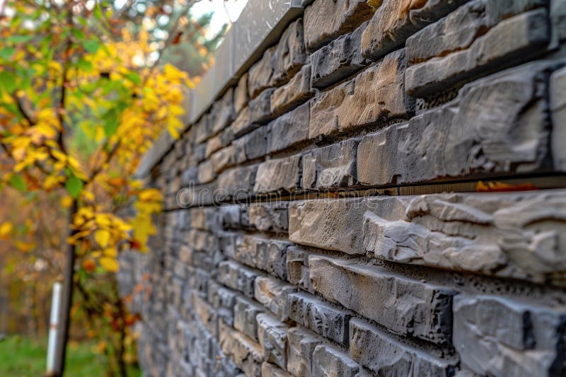 Fence Stone Panels. Artificial Concrete Panels Imitating Natural Stone ...