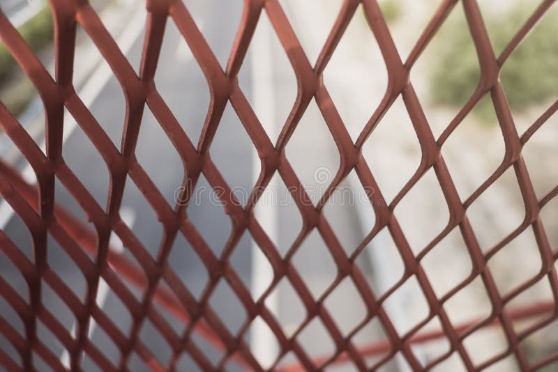 Fence Texture in Bridge on a Highway Stock Image - Image of structure ...