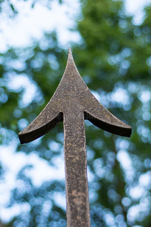 Fence tip stock photo. Image of protection, line, horizontal - 42894176