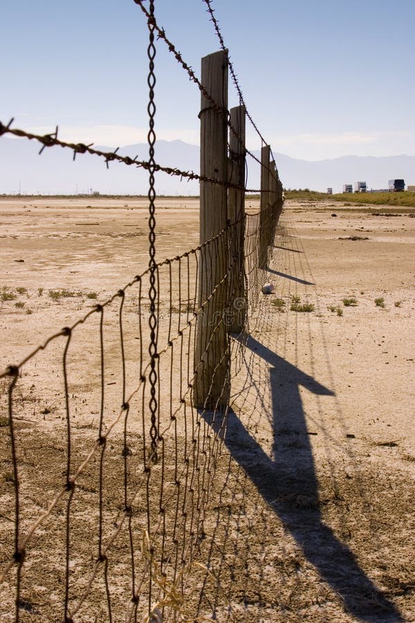 Australian Outback Dingo Fence Stock Image - Image of desert, fence: 936153