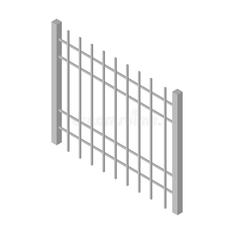 Isometric Safety Fence Stock Illustrations – 568 Isometric Safety Fence ...