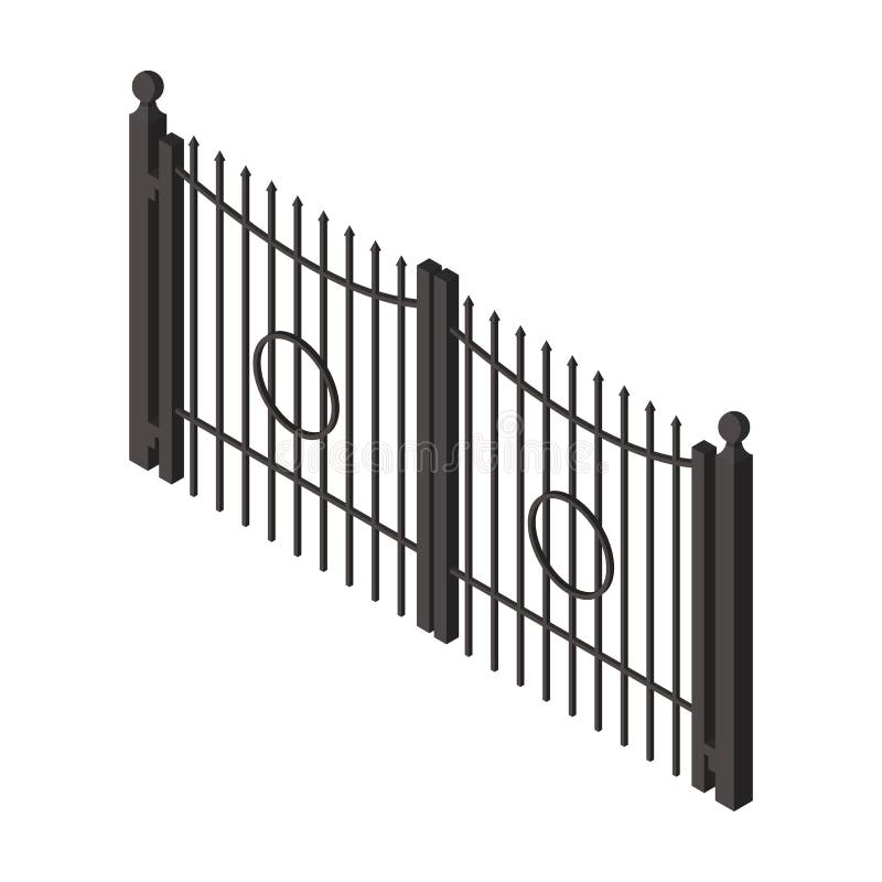 Isometric Safety Fence Stock Illustrations – 568 Isometric Safety Fence ...