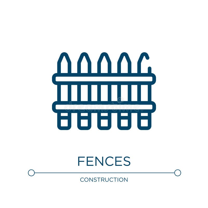 Fences Linear Stock Illustrations – 41 Fences Linear Stock ...