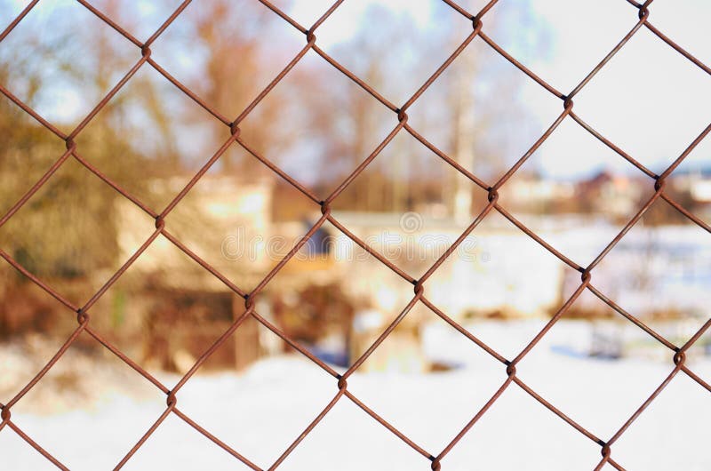 Fencing stock photo. Image of rusty, isolation, security - 28542174