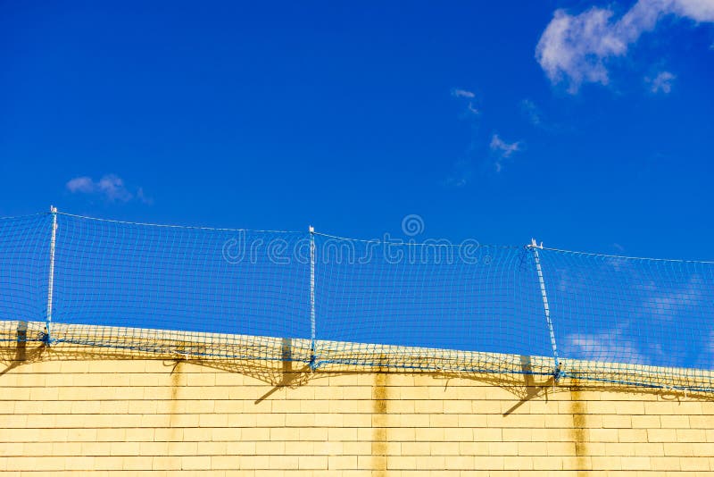 Fencing Installed on Roof of a House Stock Image - Image of protection ...