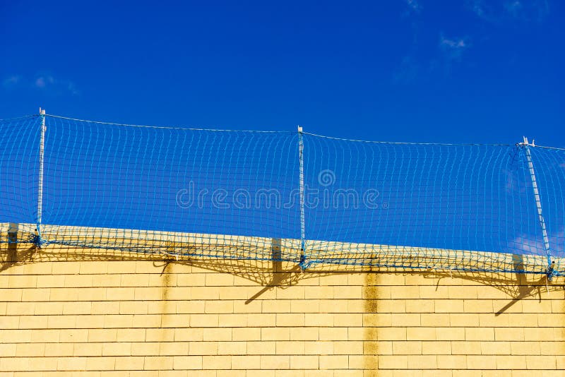 Fencing Installed on Roof of a House Stock Image - Image of wall, roof ...