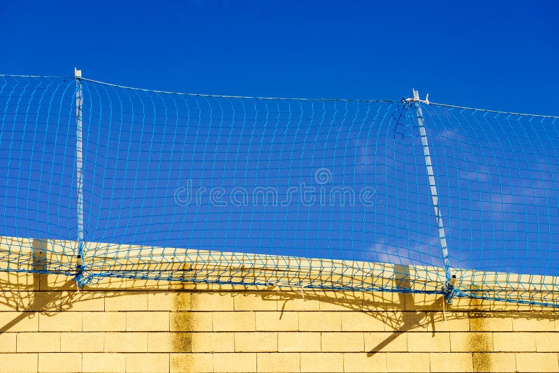 Fencing Installed on Roof of a House Stock Image - Image of ...