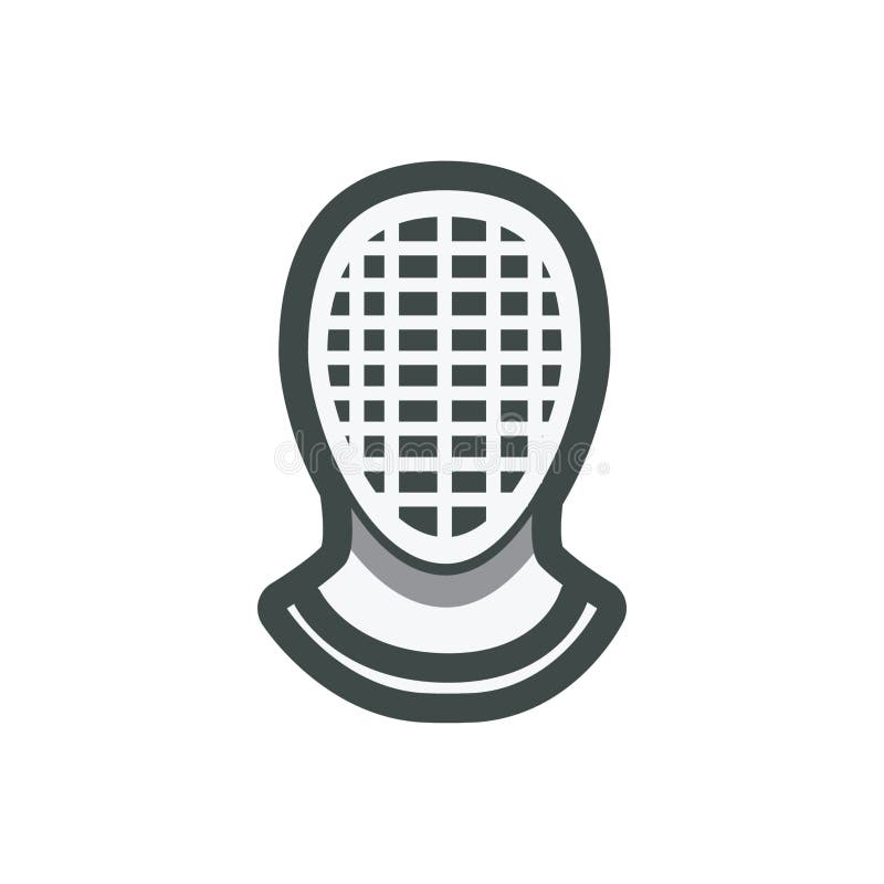 Fencing Mask. Vector Signs For Web Graphics. Stock Vector ...