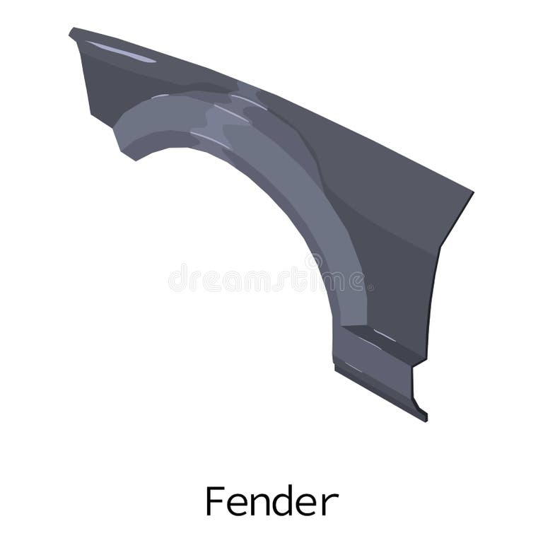 Fender Icon, Isometric 3d Style Stock Vector - Illustration of ...