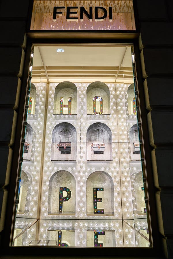 Fendi editorial stock image. Image of commerce, centre - 121471239
