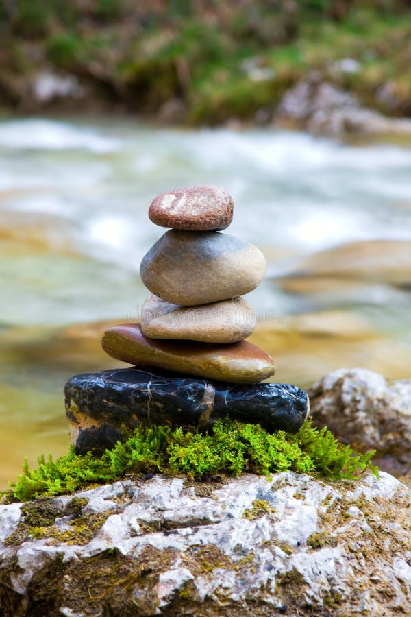 Zen-Like stock image. Image of forest, rock, scenics - 23157911