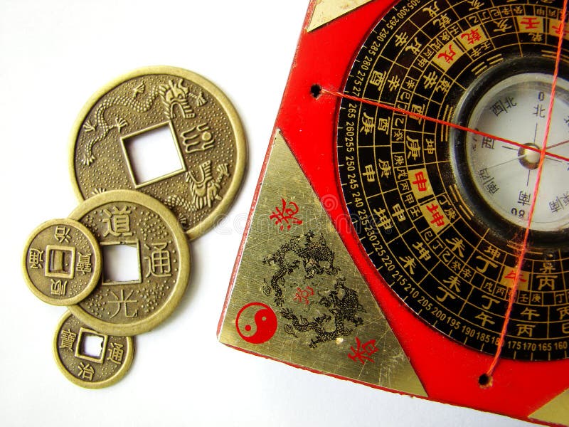 Feng shui compass stock image. Image of abundance, interior - 6015191