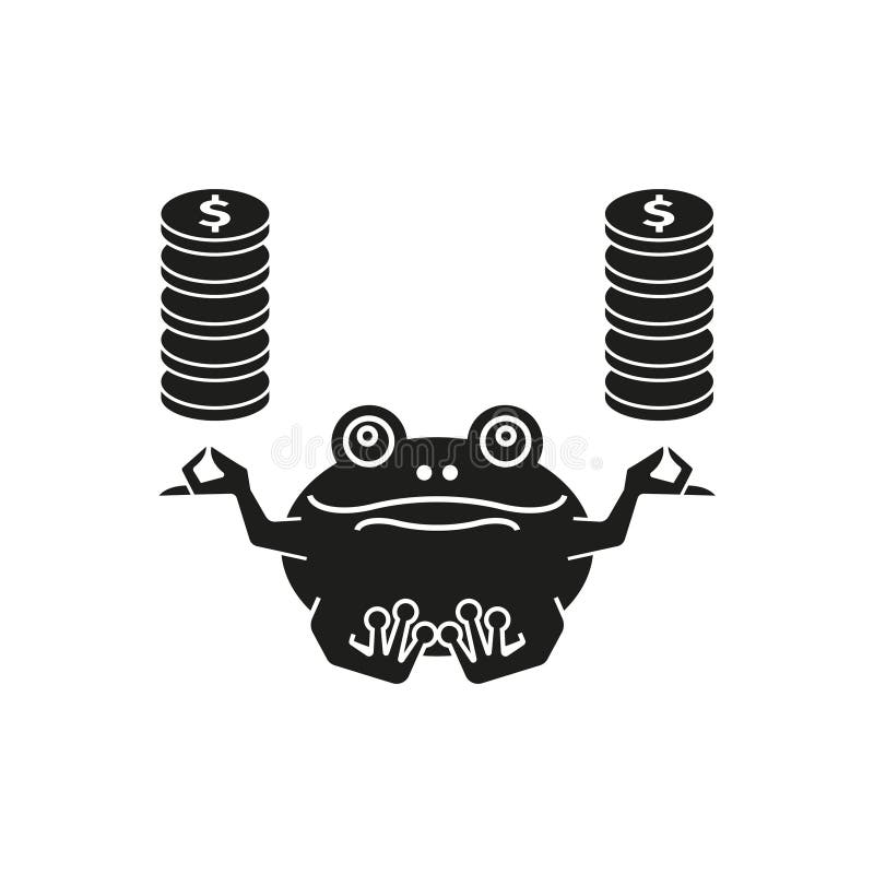 Feng Shui Talisman. Money Frog. Vector Illustration. Stock Vector ...