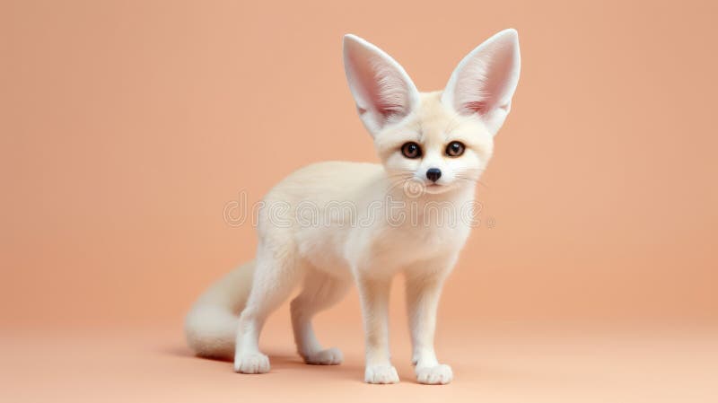 Fennec Fox stock illustration. Illustration of vibrant - 289067729