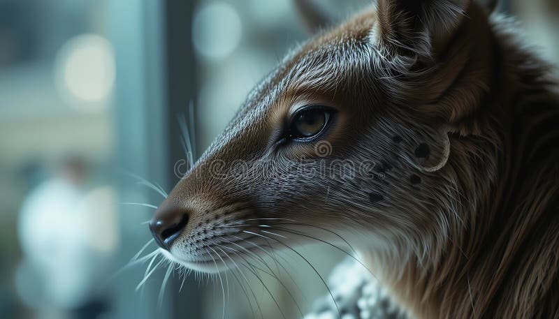 Fennec Fox Portrait: a Serene, Close-Up Study Stock Photo - Image of ...