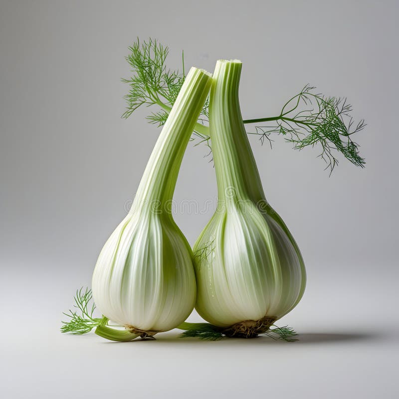 Fennel Bulb Isolated on Transparent Background Stock Illustration ...