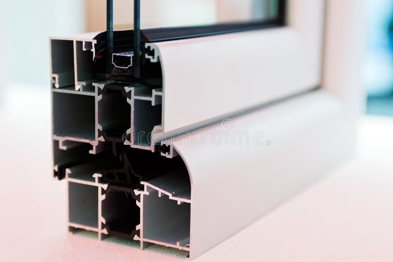 Fensterprofil stockfoto. Bild von isolierung, winkel - 50607870