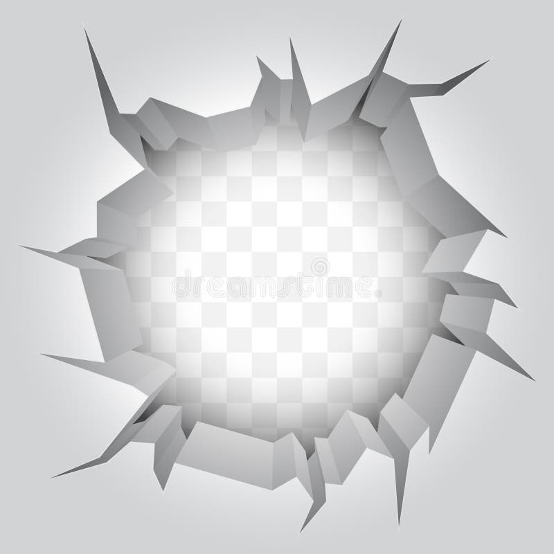 Fente de mur. illustration de vecteur. Illustration du rugueux - 37614091