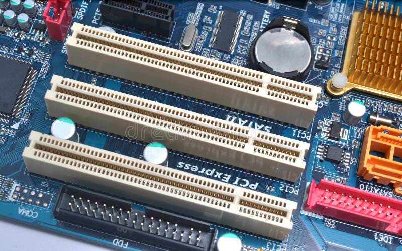 Dispositif de PCI image stock. Image du composant, blanc - 54621093