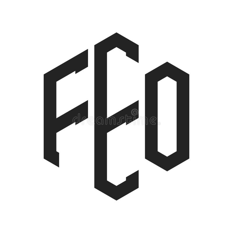 FEO Logo Design. Initial Letter FEO Monogram Logo Using Hexagon Shape ...