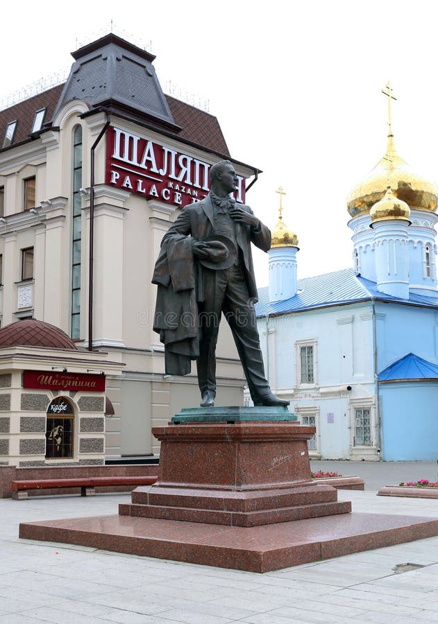 Feodor Shalyapin monument editorial stock photo. Image of singing ...
