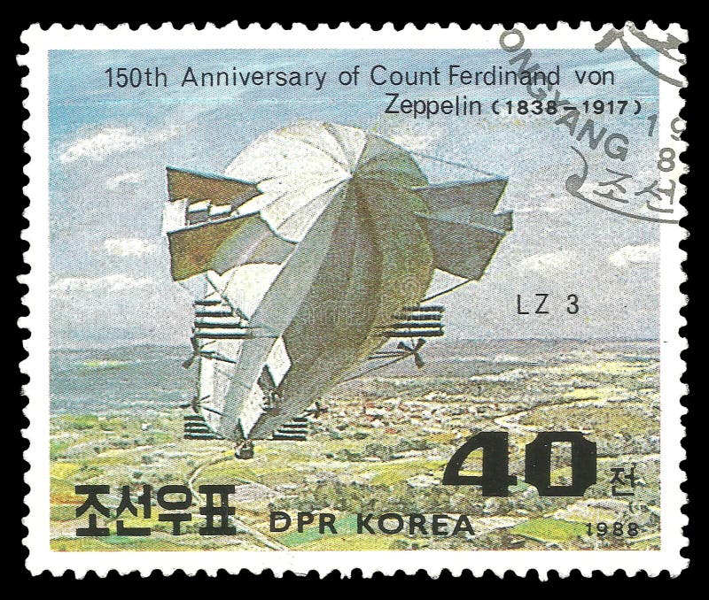Ferdinand von Zeppelin fotografía editorial. Imagen de aire - 106630072