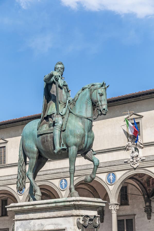 Ferdinando I De Medici in Florence, Italy Stock Image - Image of ...