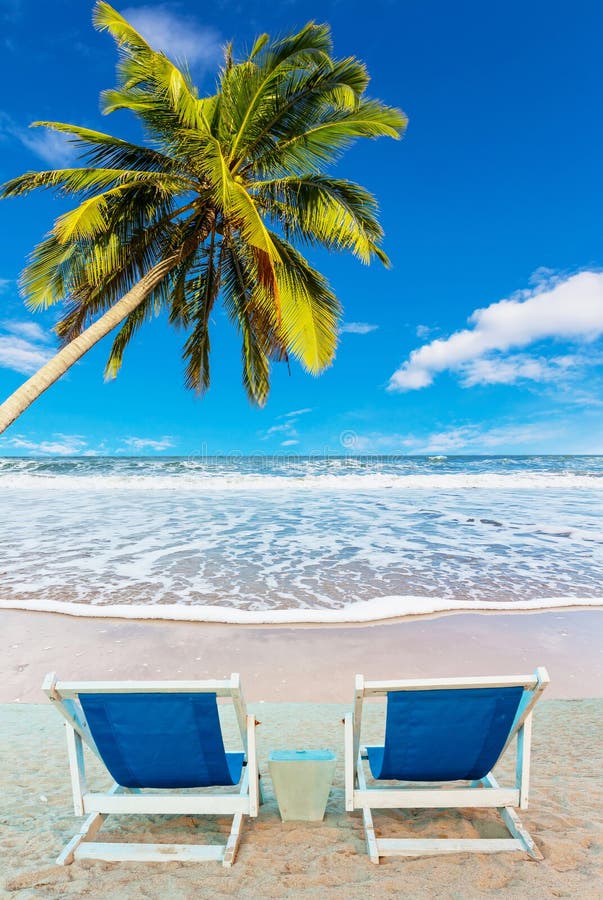 Feriado na praia limpa foto de stock. Imagem de feriado - 36355802