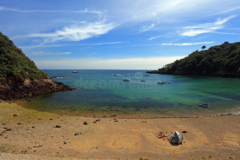 Fermain Bay Guernsey stock photo. Image of european, islands - 33397272