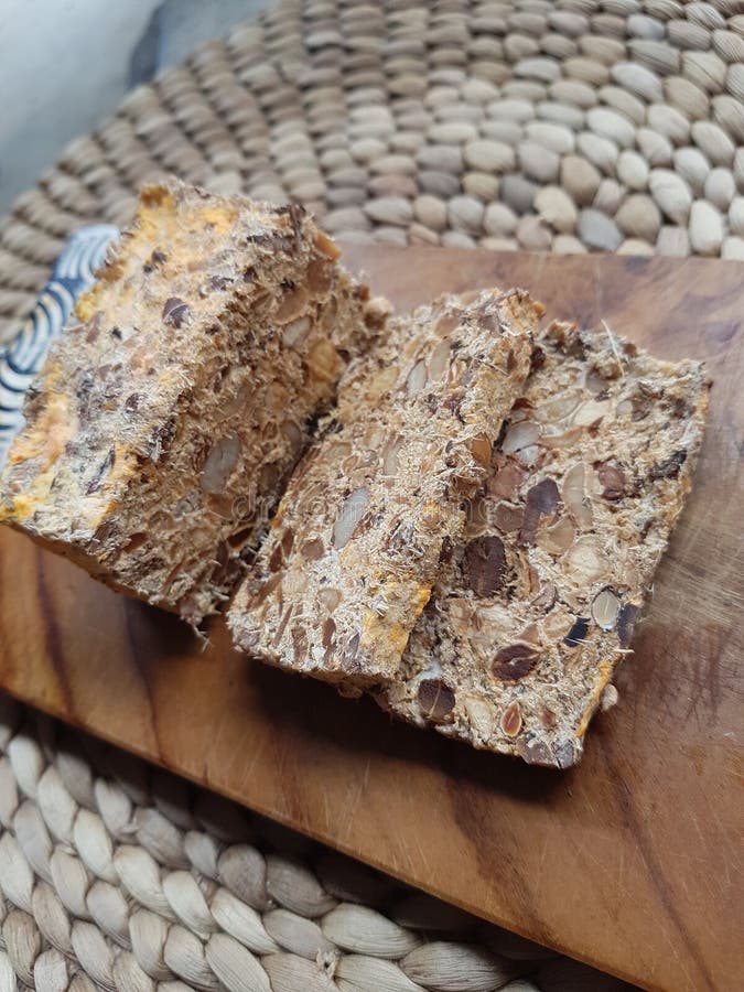 Fermanted Cake Made from Soybean Sediment Stock Photo - Image of ...