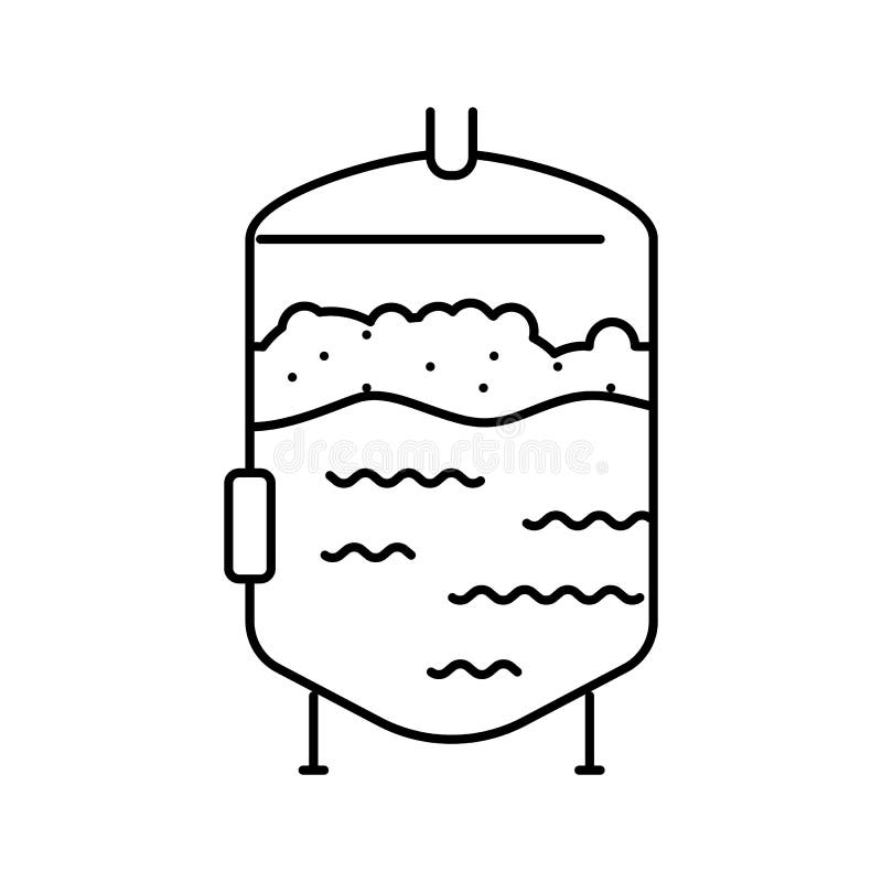 Fermentation Brewing Equipment Stock Illustration - Illustration of ...