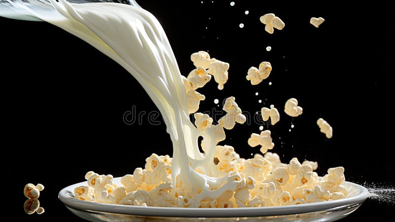 Fermentation Milk Food Processing Stock Illustration - Illustration of ...