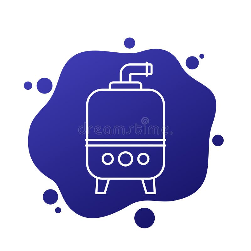 Fermentation Tank Icon, Line Vector Stock Vector - Illustration of ...