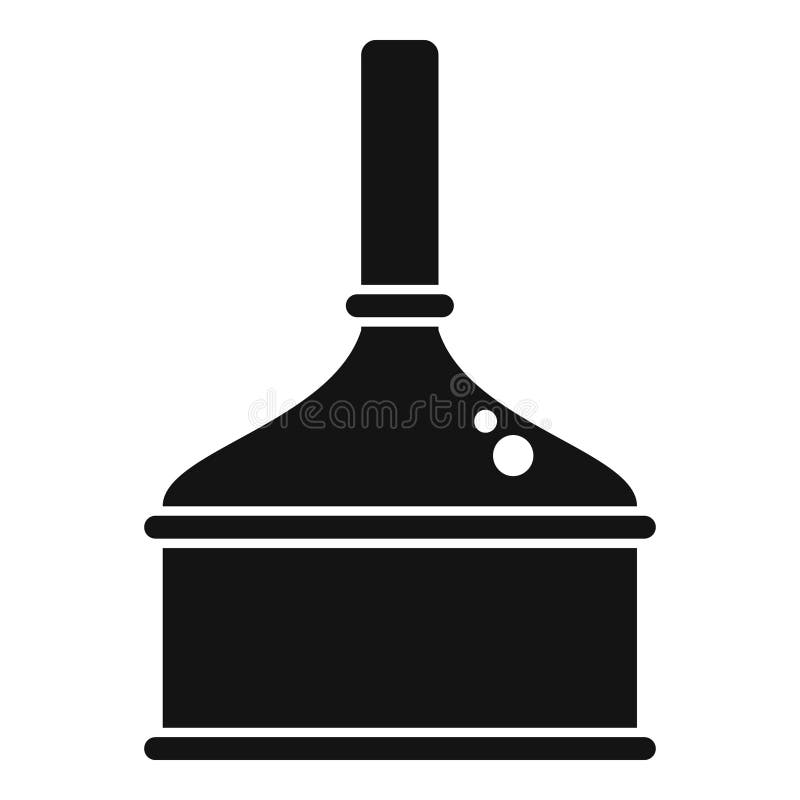 Fermentation Tank Icon Representing Beer Brewing Process Stock Vector ...