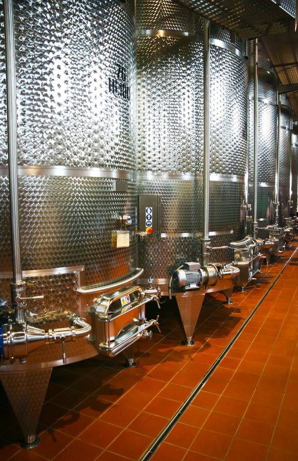 Fermentation vats stock photo. Image of pipe, alcoholic - 47207726