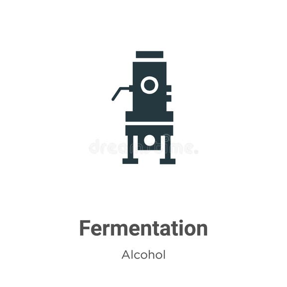 Fermentation Vector Icon on White Background. Flat Vector Fermentation ...