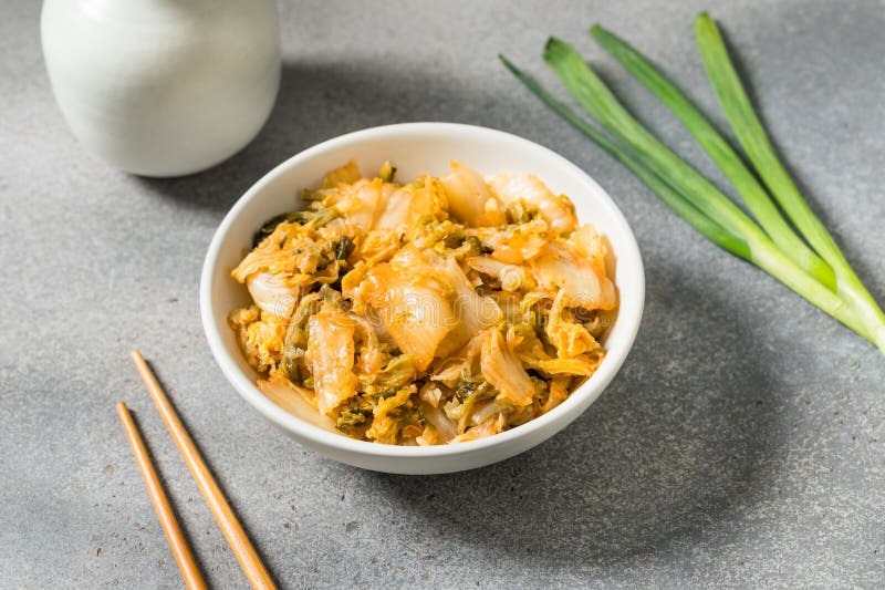 Fermented Preserved Korean Kimchi Stock Photo - Image of gourmet ...