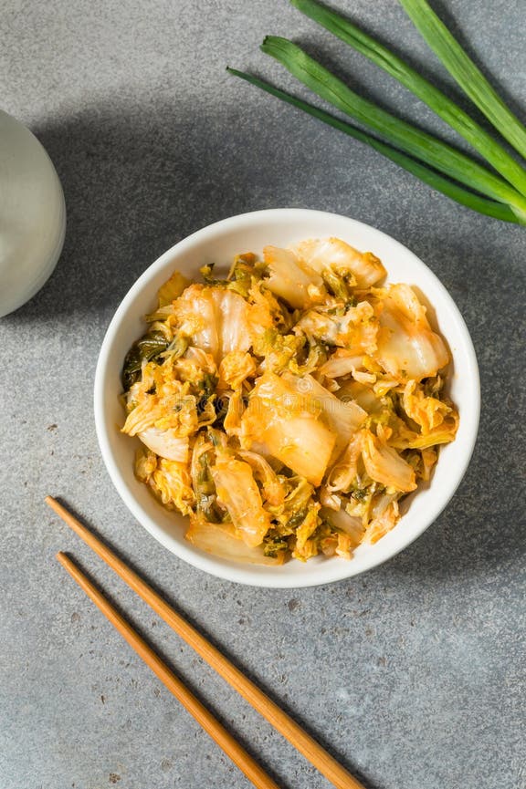 Fermented Preserved Korean Kimchi Stock Photo - Image of cooking ...