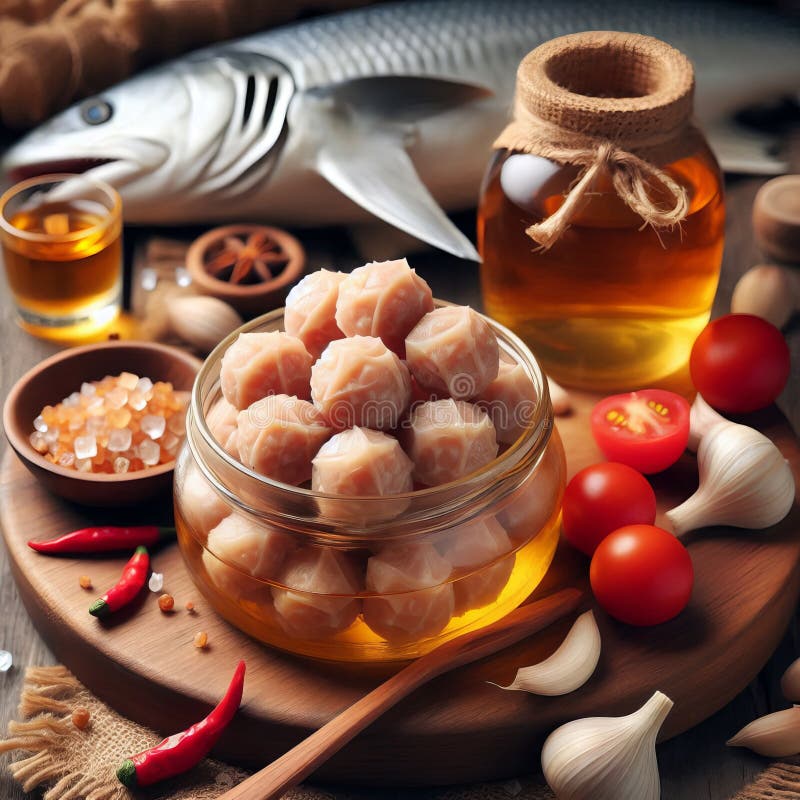 Fermented Shark Served As Bite Sized Balls Often Accompanied by Stock ...