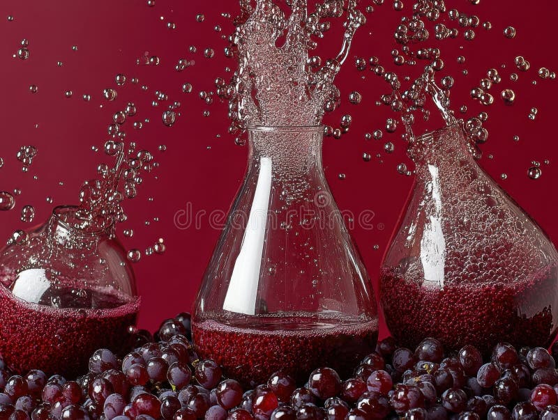 Glass Flasks. Chemical Flask. Chemical Vessels Stock Image - Image of ...