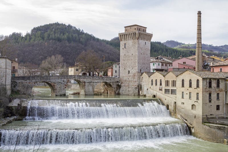 Fermignano stock photo. Image of town, vent, metauro - 36814518