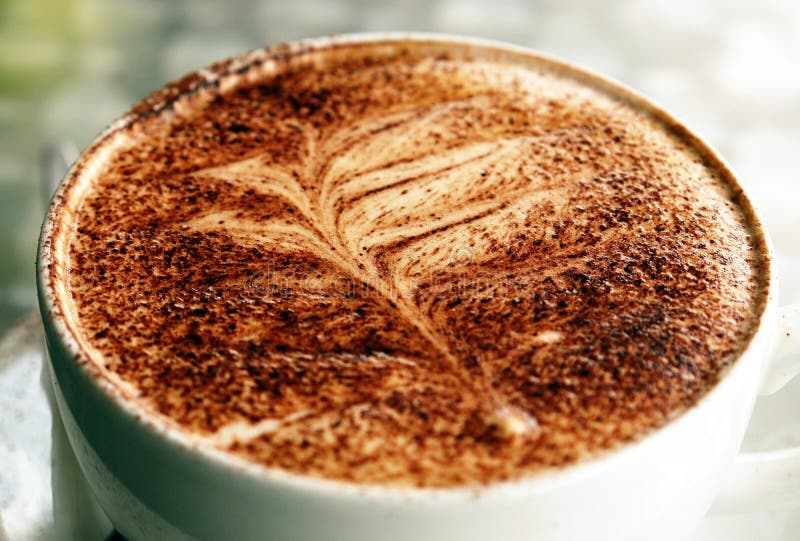 Fern Coffee stock photo. Image of zealand, cappuccino - 7827954