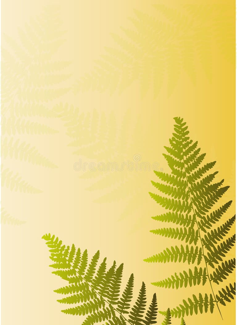 Green Fern Leaf Silhouettes Stock Illustrations – 389 Green Fern Leaf ...