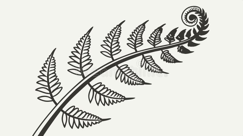 Fern Leaf Corner Design, Nature Frame, Botanical Border, Plant Element ...