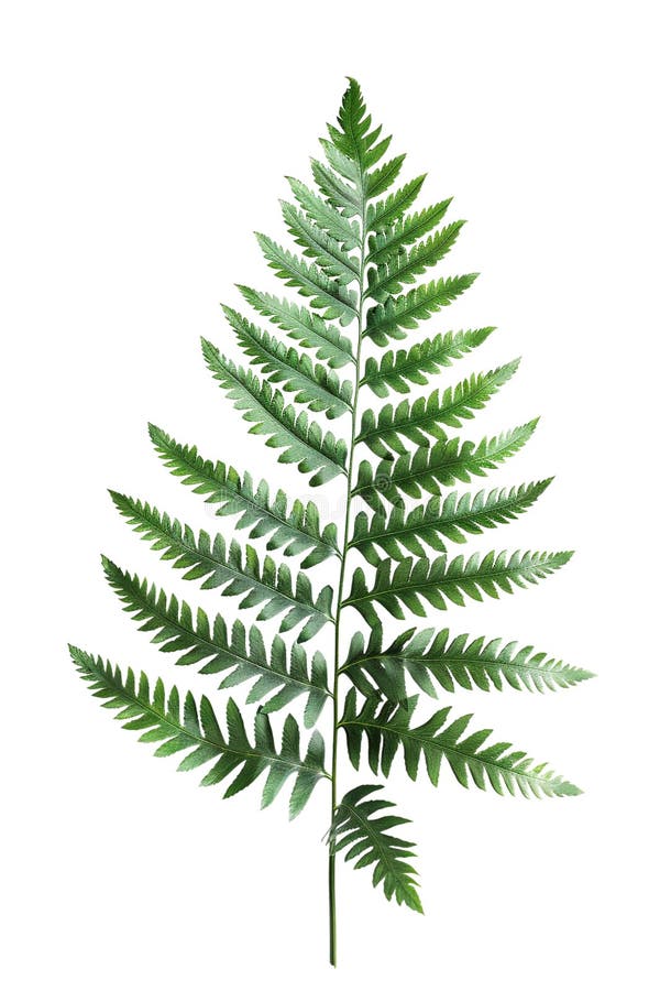 Fern Leaf Isolated on Transparent Background Stock Illustration ...