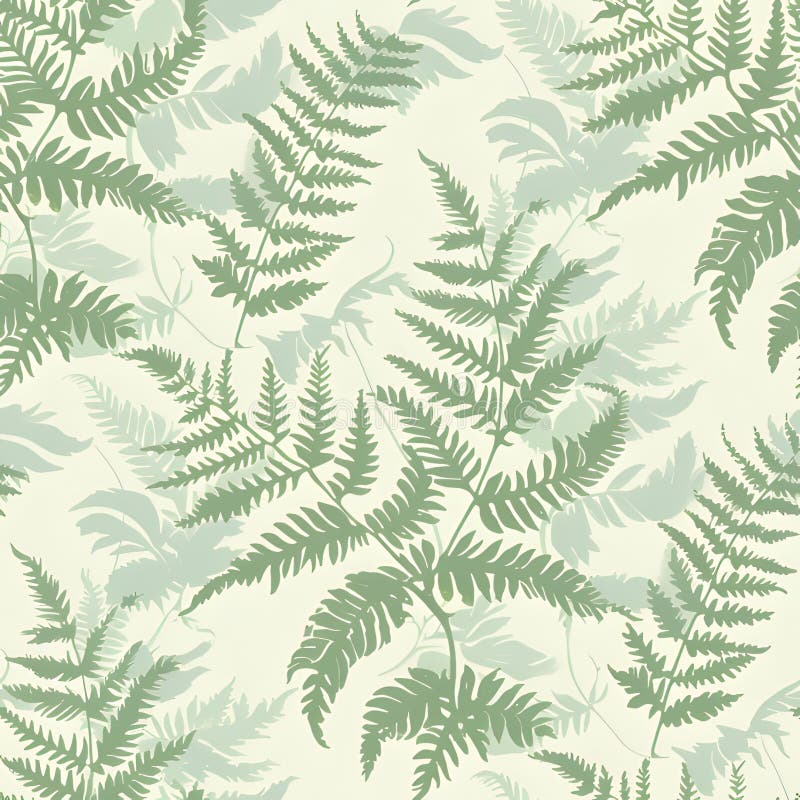 Fern Pattern stock vector. Illustration of botany, repeat - 328896164