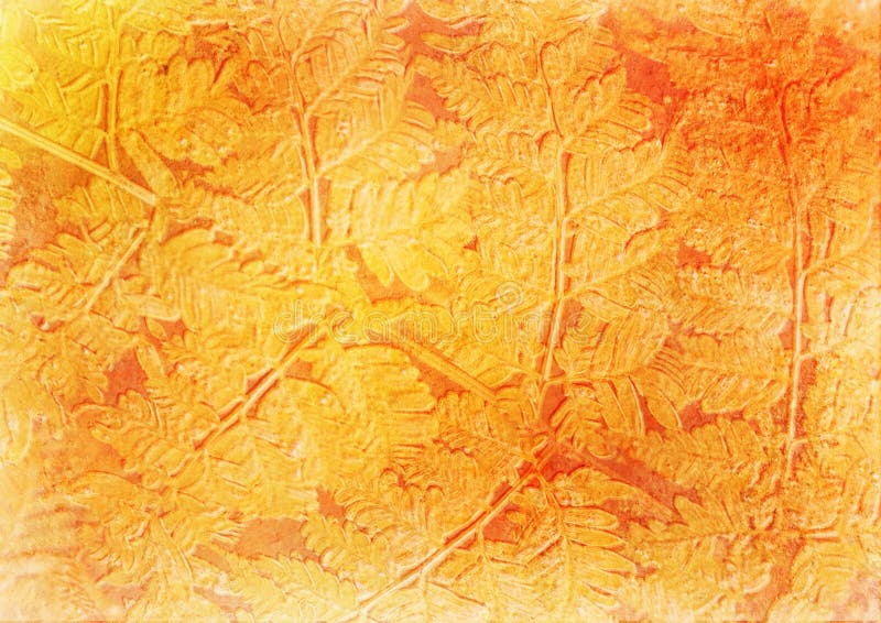 Fern - Vintage Stylized Floral Picture Stock Image - Image of structure ...